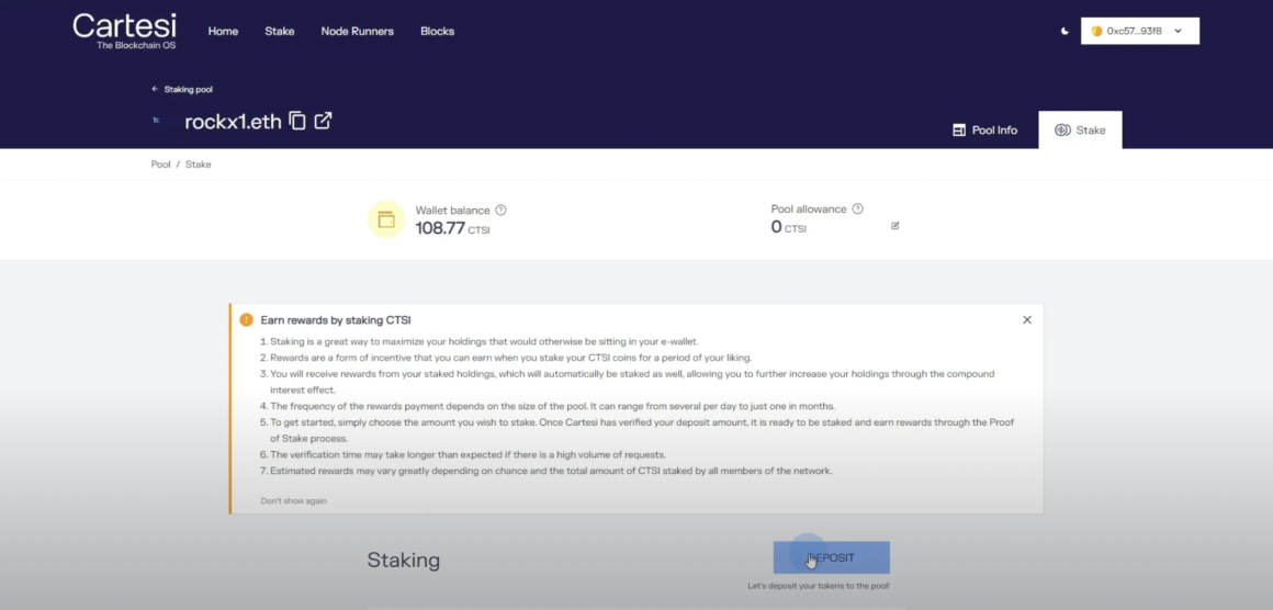 Beginner's Guide: How to Stake Cartesi (CTSI) - RockX
