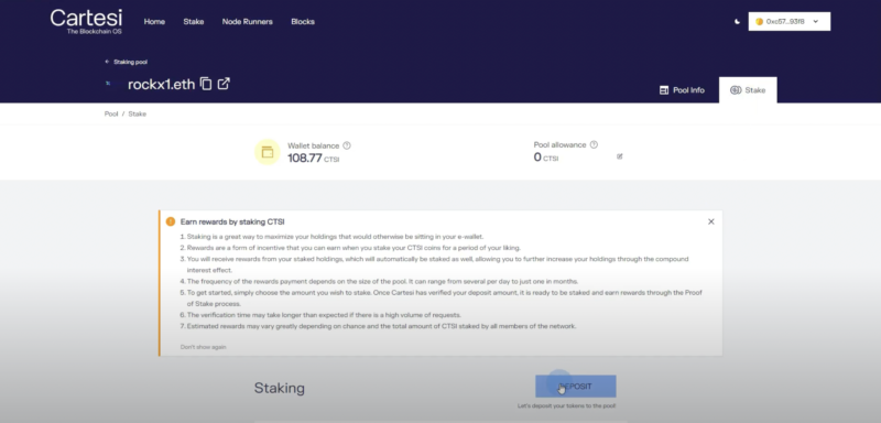 Beginner's Guide: How to Stake Cartesi (CTSI) - RockX